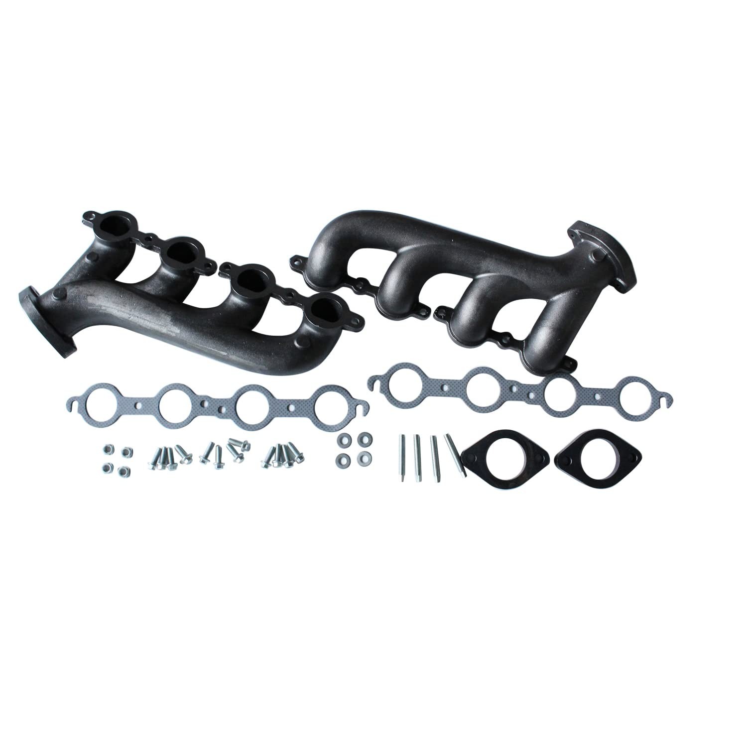 1 Set SHLPDFM Exhaust Manifold LS Swap Cast Iron Raw Exhaust Manifold ...