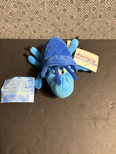 Vintage Disney Store A Bugs Life Dim Beetle Bean Bag 7" Plush Stuffed ...