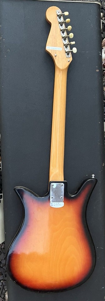 Vintage 1960s Teisco Model E-110 Tulip Sunburst Electric Guitar | eBay