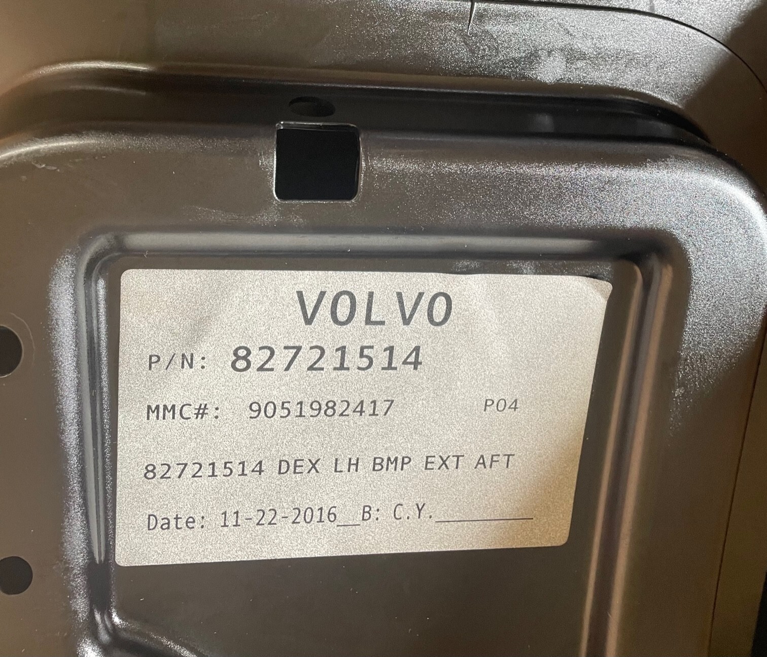 Volvo Bumper End Left Driver 82721514 Pdc0739 for sale online | eBay