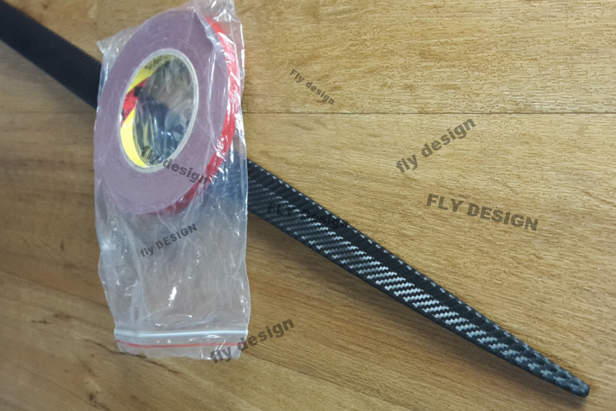 Adatto A per BMW F10 F11 5er,Tuning Spoiler Labbro Posteriore Carbonio ...