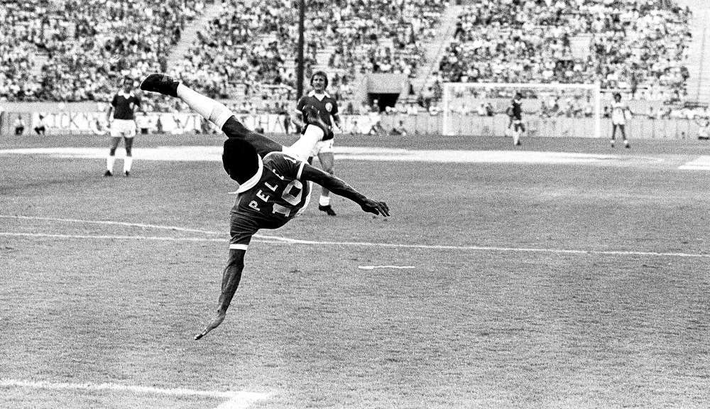 Pele Bicycle Kick Goal World Cup