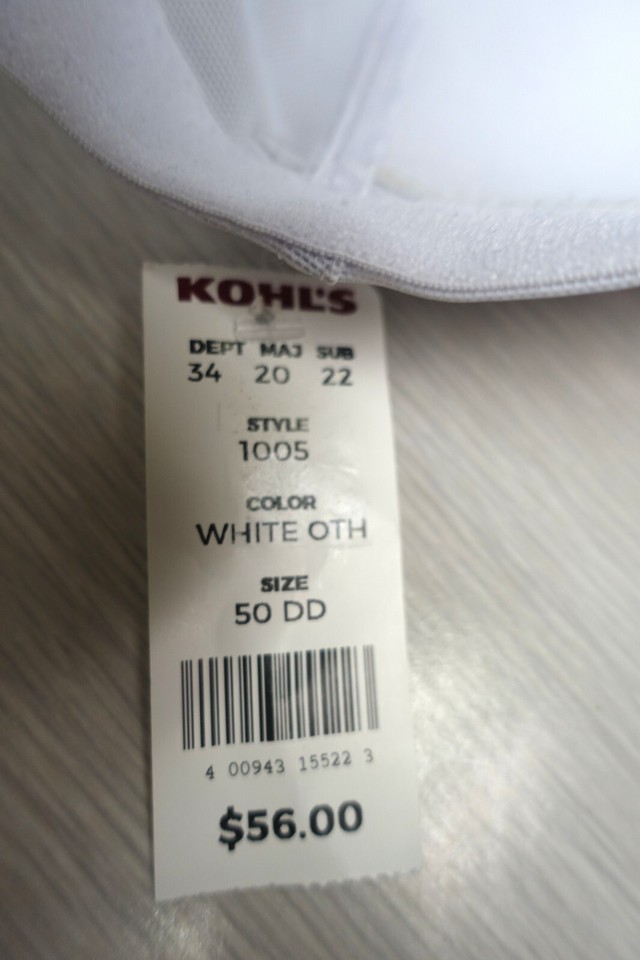 GLAMORISE~NEW!!~WHITE WIRELESS FULL COVERAGE LIFT & SUPPORT BRA CG210 ...