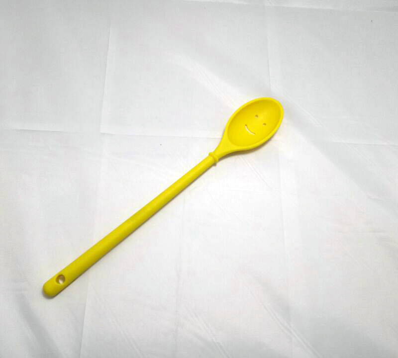 Long Handle Cute Smiley Happy Face Stir Spoon Nylon Stirring Kitchen ...