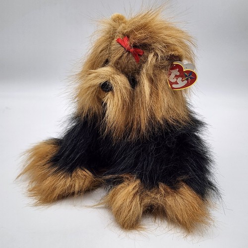 Ty Beanie Buddy 10" Yapper the Yorkie Dog Plush Yorkshire Terrier ...