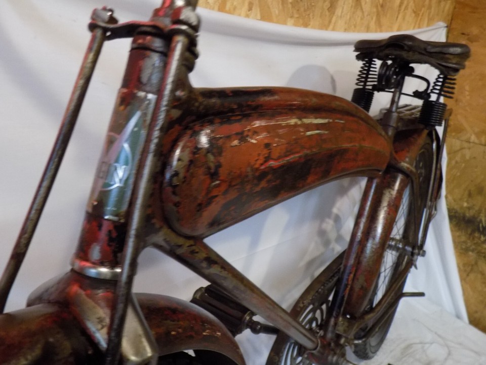 1930s PREWAR ELGIN MENS TANK BIKE HIAWATHA ARROW SHELBY AIR-FLO RAT ROD ...