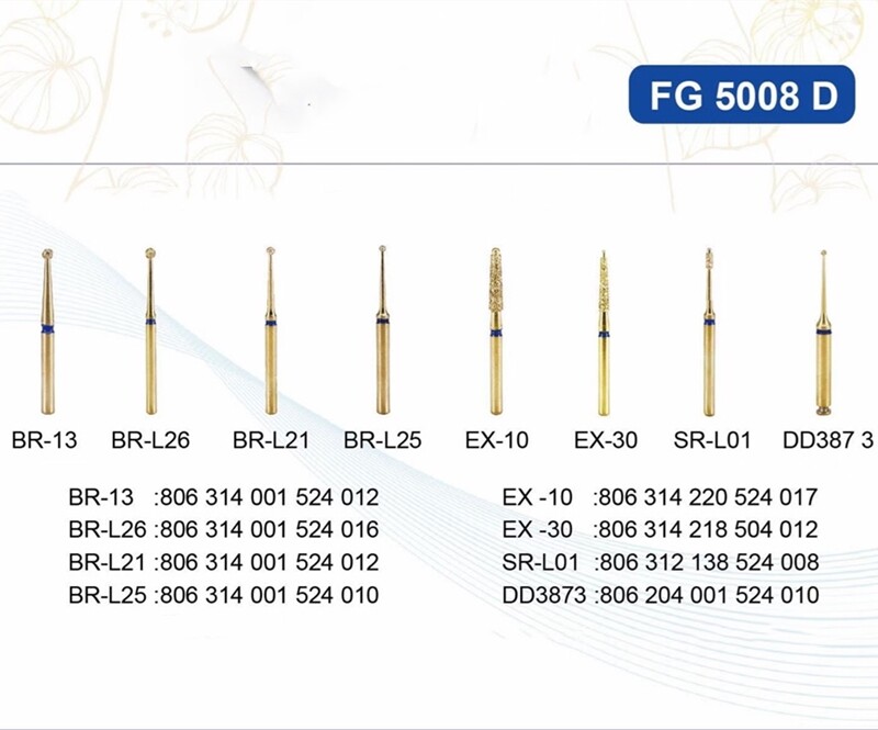 10pcs Dental preparation bur Porcelain FG dental burs Open pulp cavity ...