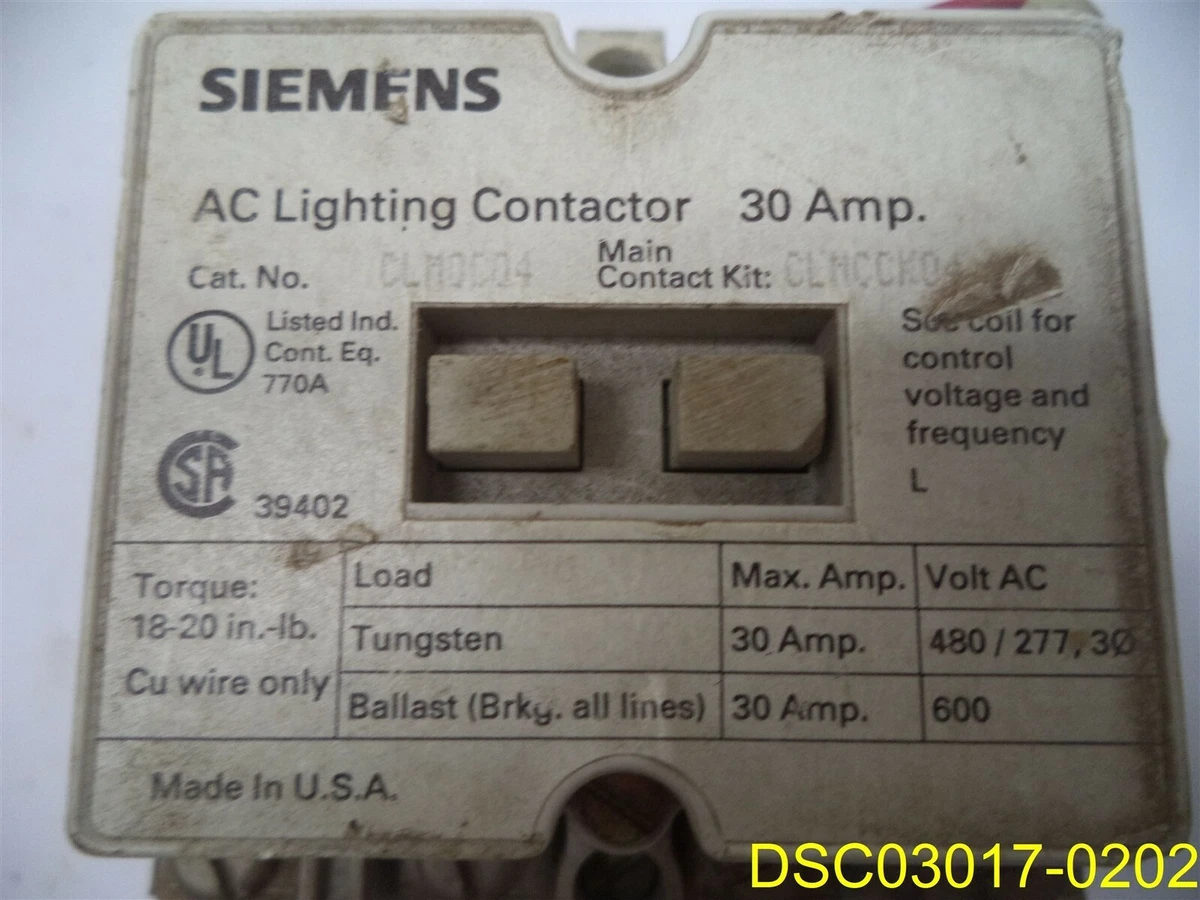 Siemens 12 Pole Lighting Contactor | Shelly Lighting