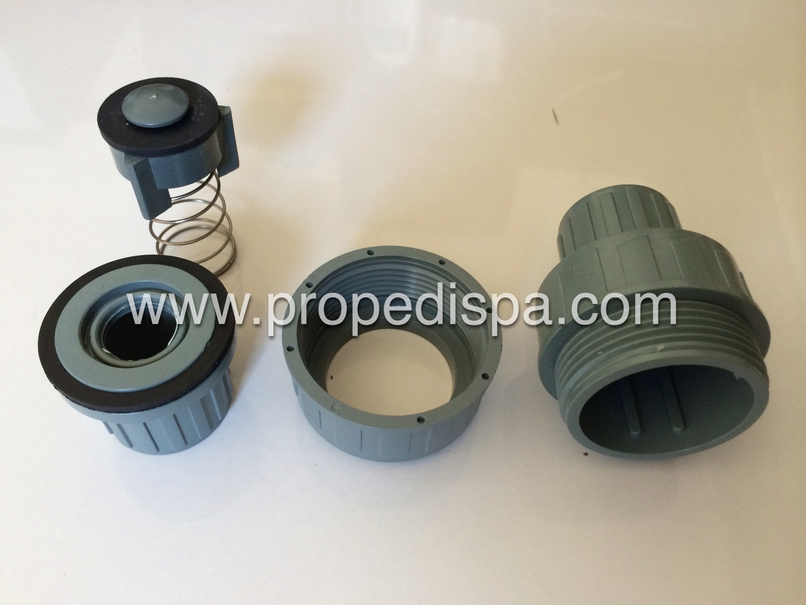 Check valve / backflow preventer for pedicure spa chair drain ...