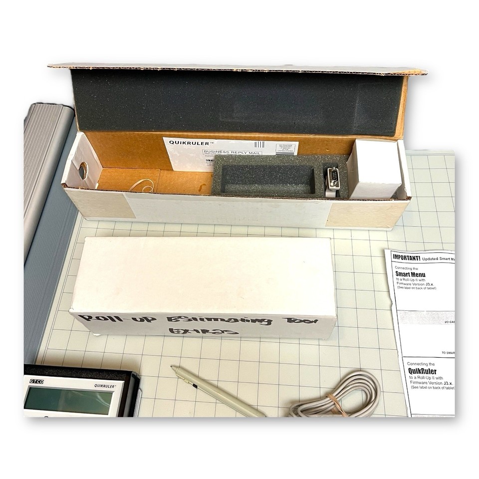 GTCO Galcomp Roll UP II 36x30 Inch Quikruler Digitizer 3036RII READ ...