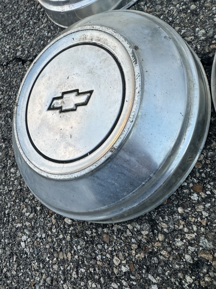 4 77-91 Chevy Caprice 10.5” Dog Dish Hubcaps Impala 9C1 Police | eBay
