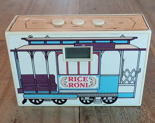 Rice-A-Roni Cable Car Train Digital Timer Clock Advertising Non-Working ...