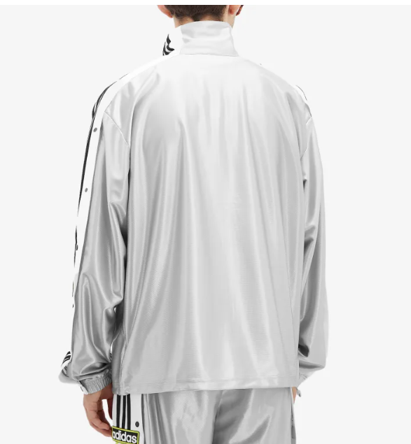 ADIDAS ORIGINALS MEGABREAK TRACK TOP SILVER BNWT S,M LAST 2 RRP £100 ...