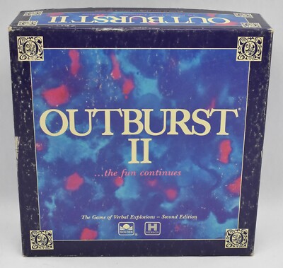 Outburst II Board Game 100% Complete Hersch 1991 | eBay