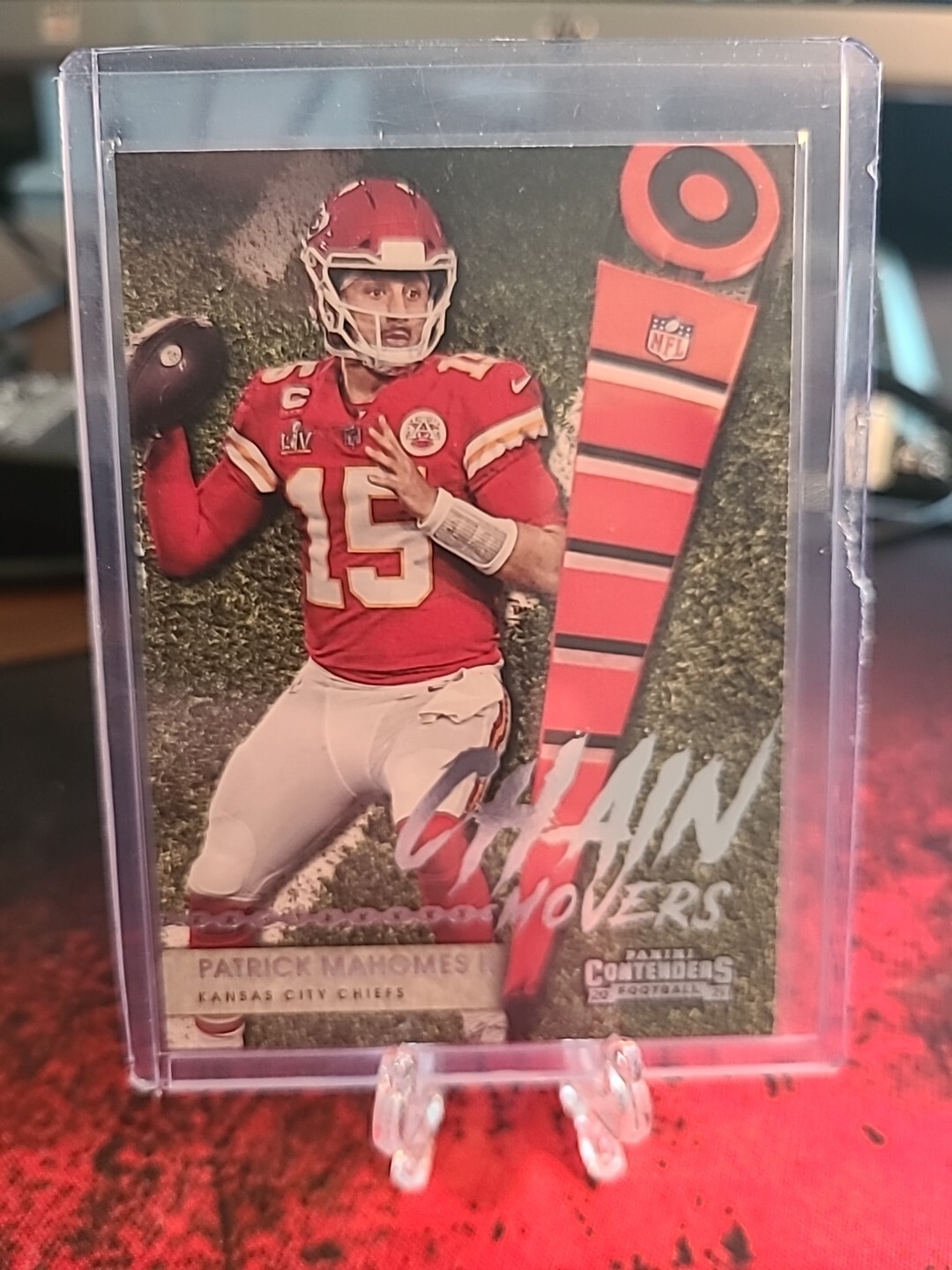 2021 Panini Contenders Chain Movers Patrick Mahomes Kansas City Chiefs ...
