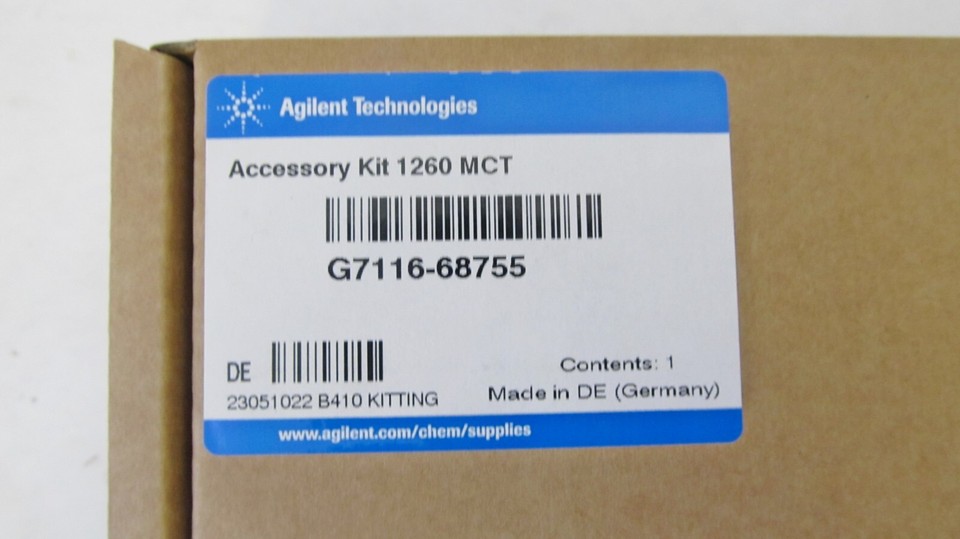 Agilent G7116-68755 Accessory Kit for 1260 Infinity MCT - FAST SHIPPING ...