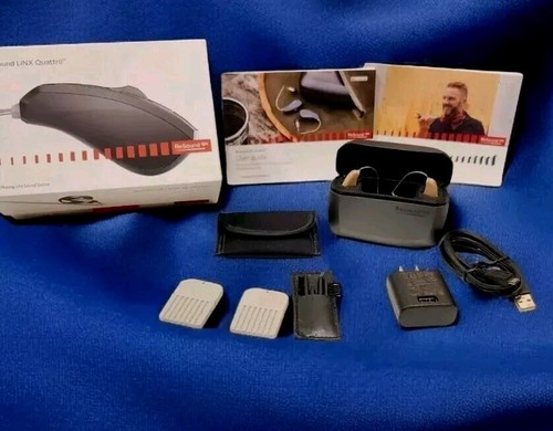ReSound GN Linx Quattro RE961 Hearing Aids Rechargeable Bluetooth w ...