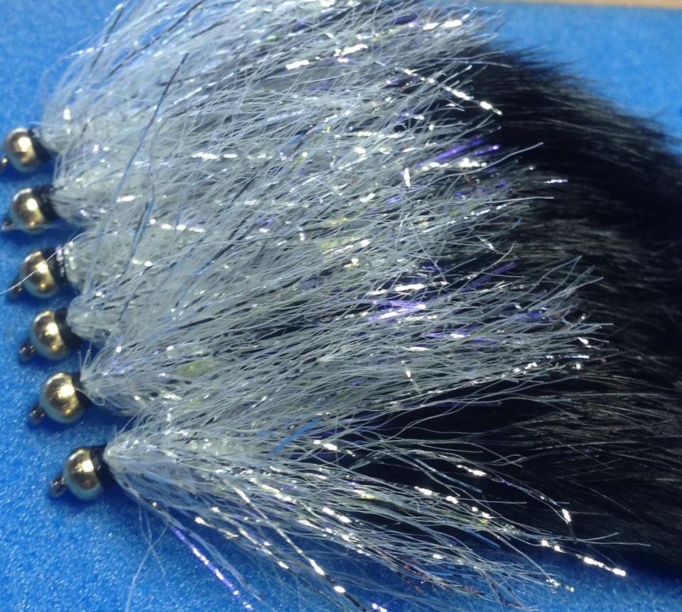 Predator Silver Polar Zonker Size 8 Set of 6) Fly Fishing Lures | eBay UK