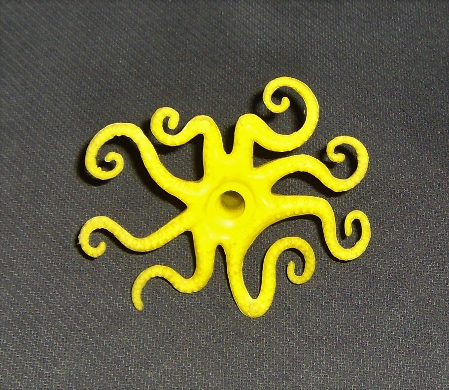 VINTAGE---1960's---MPC---"YELLOW PLASTIC OCTOPUS"---NABISCO CEREAL ...