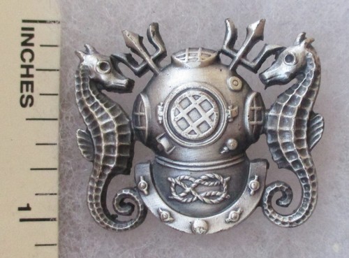 Original US NAVY MASTER DIVER BADGE V-21-N Made | eBay