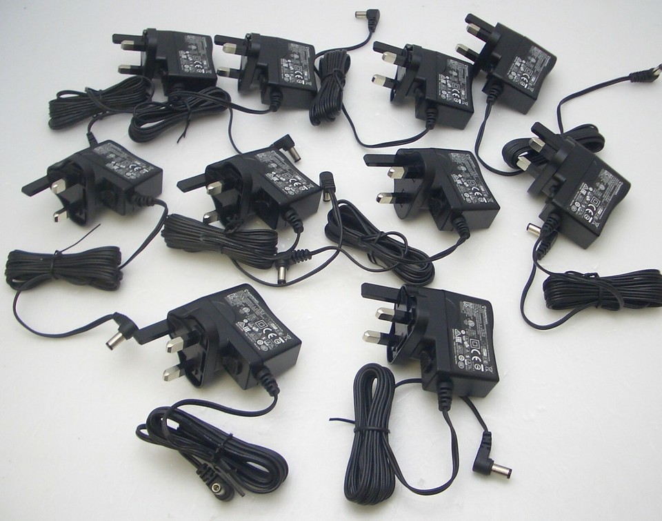 10-Pack UK AC Adapter for Plantronics B335 CS60 CS70N CS540 W430 W710 ...