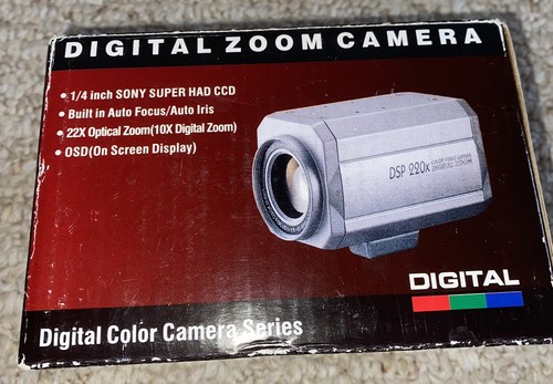 DIGITAL ZOOM CAMERA 220X Zoom 1/4 In SONY SUPER HAD CCD MSRP 675.00 | eBay