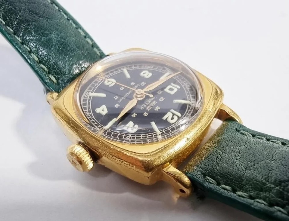 RARE 1940 WW2 Vintage Rolex Oyster Observatory Gold Military Watch 17 ...