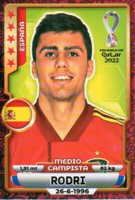 Rodri Peruvian Trading Card World Cup Qatar 2022 | eBay