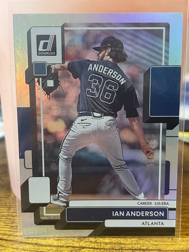 2022 Donruss Baseball Career Stat Line #209 Ian Anderson # /325 ...