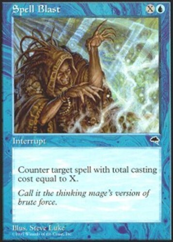 Spell Blast LP, English MTG Tempest | eBay