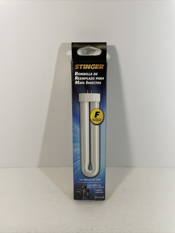 Stinger Insect Zapper Replacement Bulb F 15 Watt UV White Light Brand ...