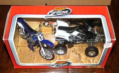 Yamaha RAPTOR 660R ATV Quad Bike - Yamaha YZ 426F Dirt Bike NewRay ...