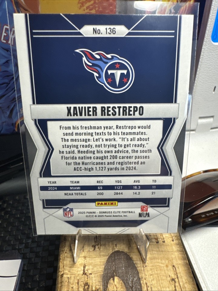 2025 Panini Donruss Elite Xavier Restrepo #136 Green Disco RC | eBay