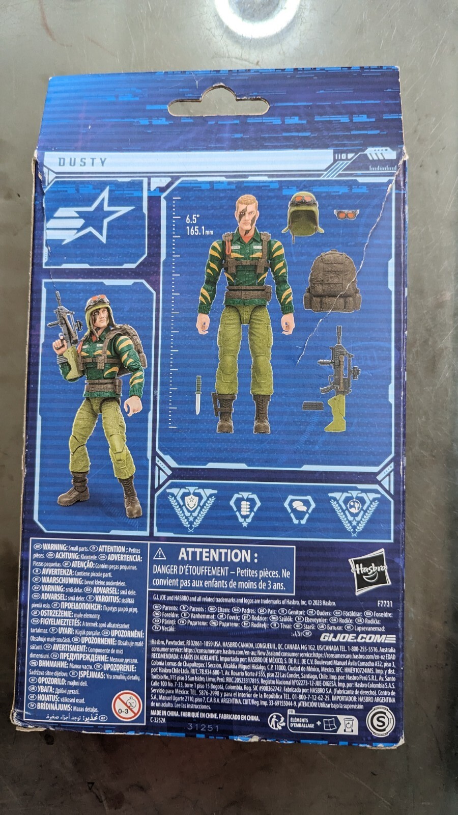 Hasbro G.I. Joe Classified Series Dusty 6 in Action Figure - F7731 for ...