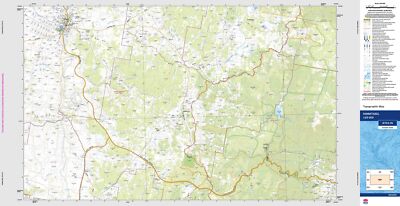 Nimmitabel 8724-1N Topographic Map 1:25k | eBay