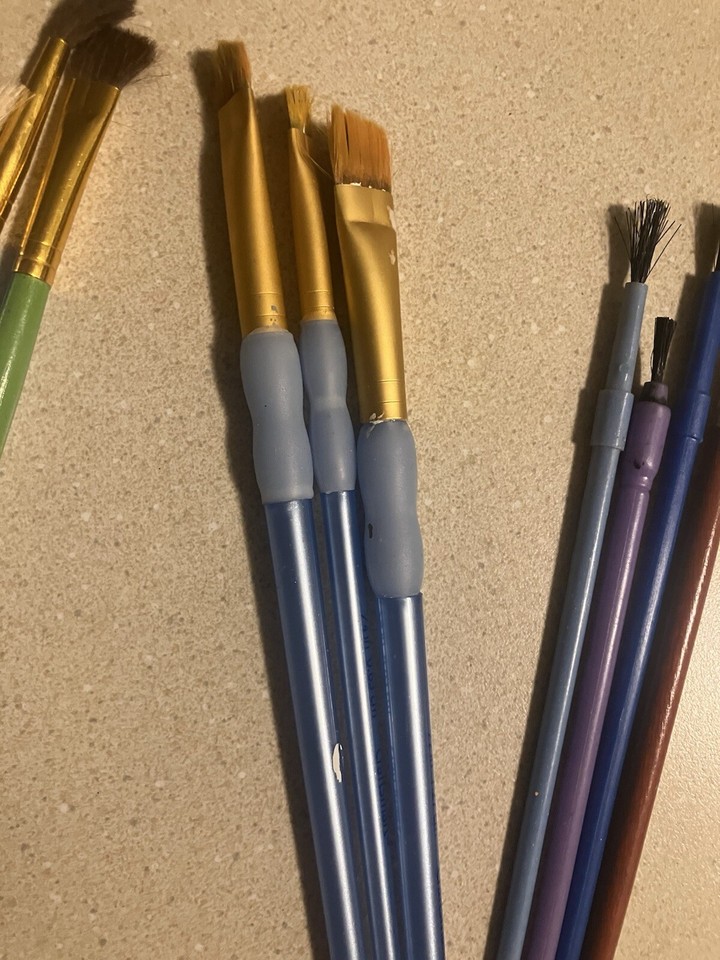 Royal Langnickel Craftsmart Paint Artist Brushes Lot Sable Read | eBay