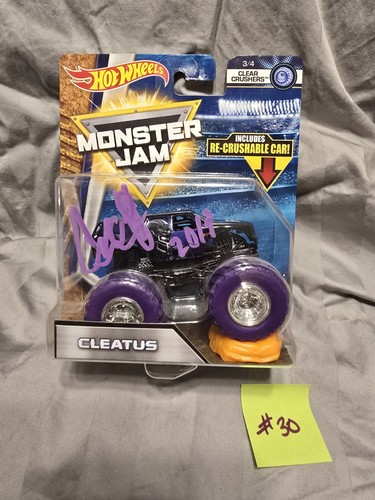 Hot Wheels-Monster Jam-Cleatus-Signed by Colt Stephens-Sealed Package ...