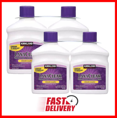 2 Pack Kirkland LaxaClear 200 Doses Compare to MiraLAX Polyethylene ...