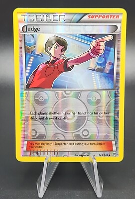 Judge 143/162 Reverse Rev Holo Uncommon XY BREAKthrough Pokemon Trainer ...