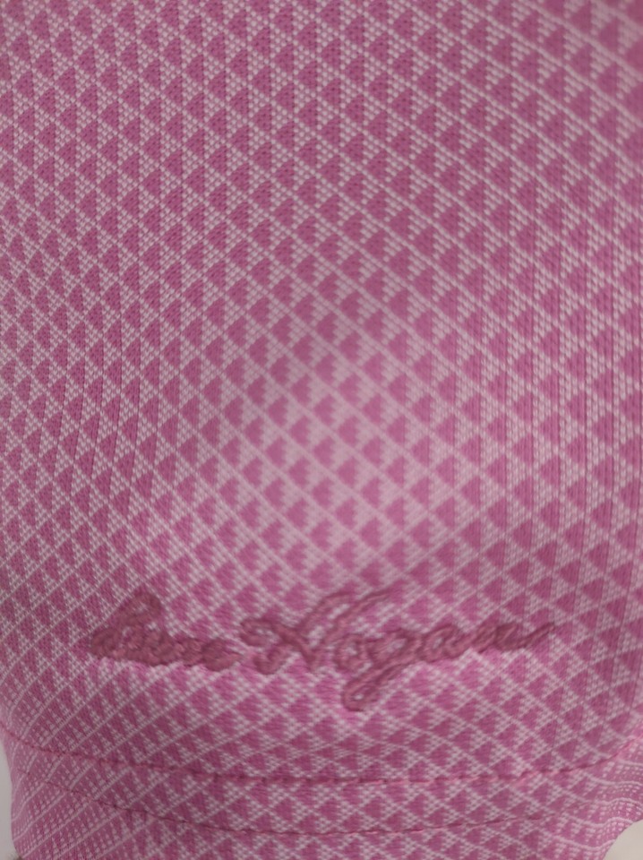 Ben Hogan Men’s Performance Golf Polo Shirt Rosebud Geometric Print ...