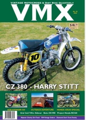 VMX Magazine Vintage Motocross & Dirt Bike Issue #92. 2022/CZ 380-HARRY ...