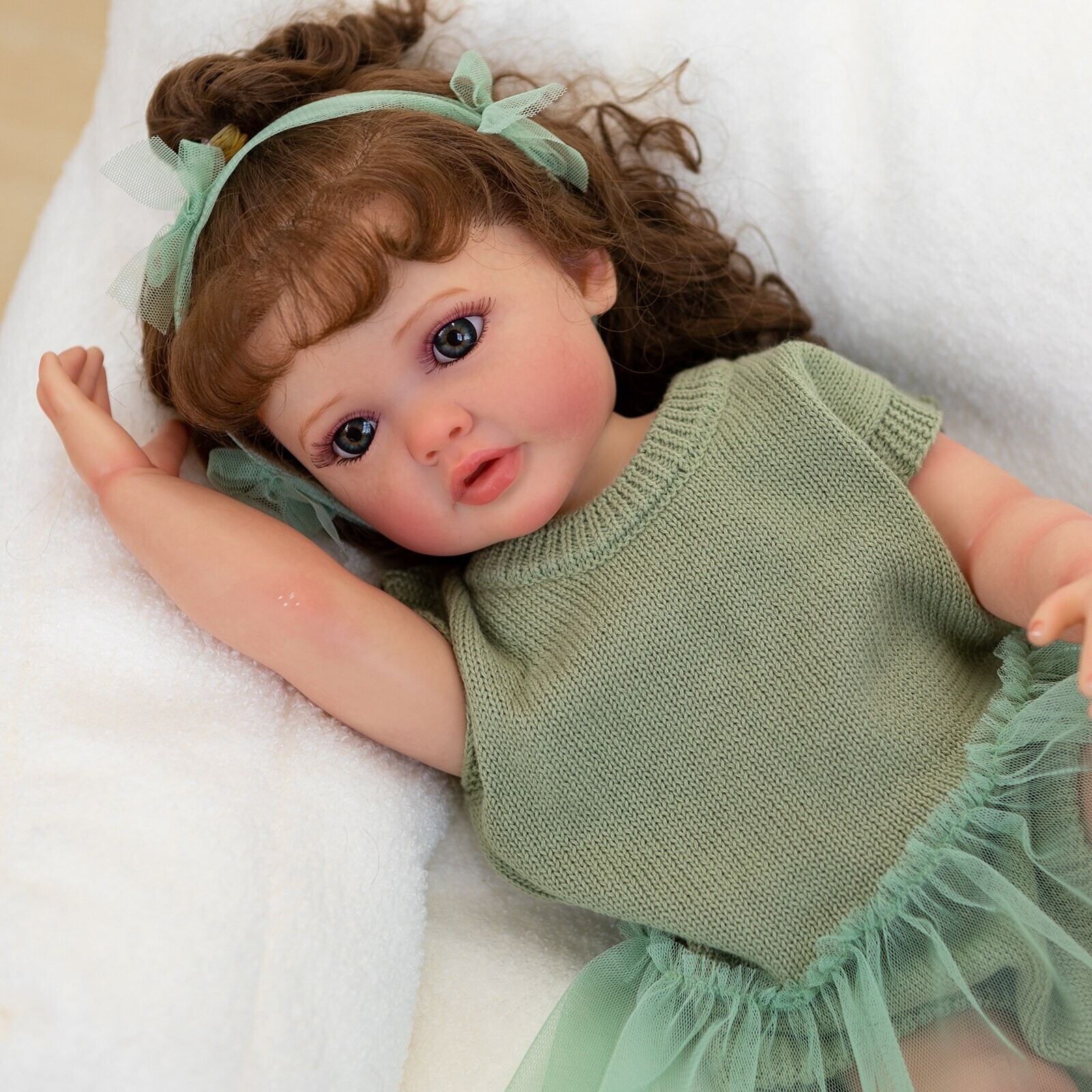 Kaydora Lifelike Realistic 22 Inch Handmade Vinyl Girl Baby Doll for ...