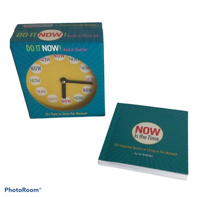 Do It Now! Book & Clock Set It’s Time To Seize The Moment McMullen ...