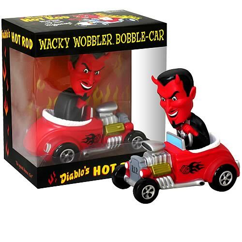 The Devil Hot Rod PVC Bobble-Head 15Cm Funko Wacky Wobbler | eBay