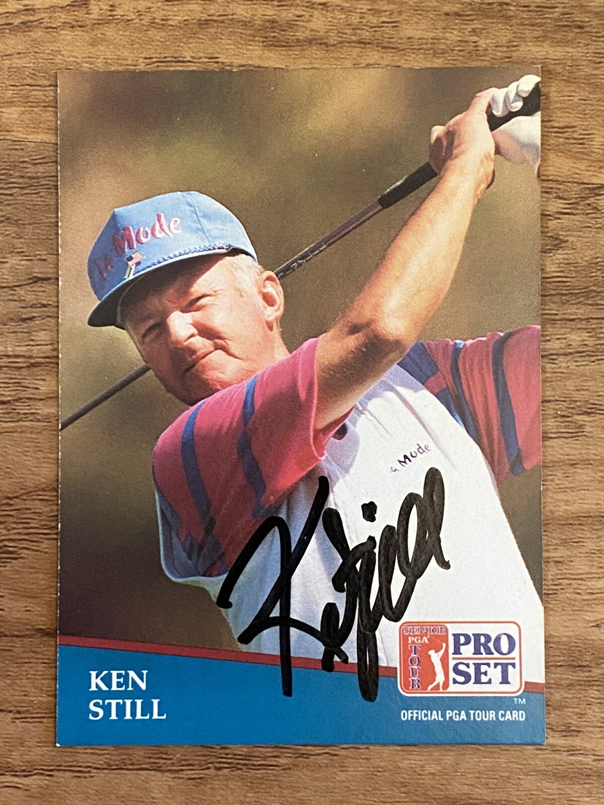 KEN STILL 1991 PRO SET Golf Card #212 Autographed AUTO DIED 2017 ...