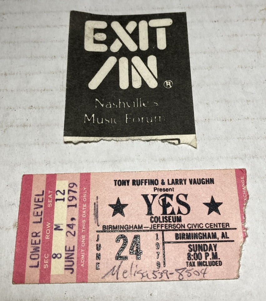 Vtg Rock Concert Ticket Stubs Van Halen Prince Cheap Trick Heart ZZ Top ...