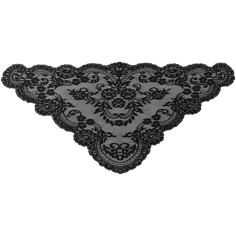 Bridal Shawl Lace Flower Covering Elegant Design Floral Patterns ...