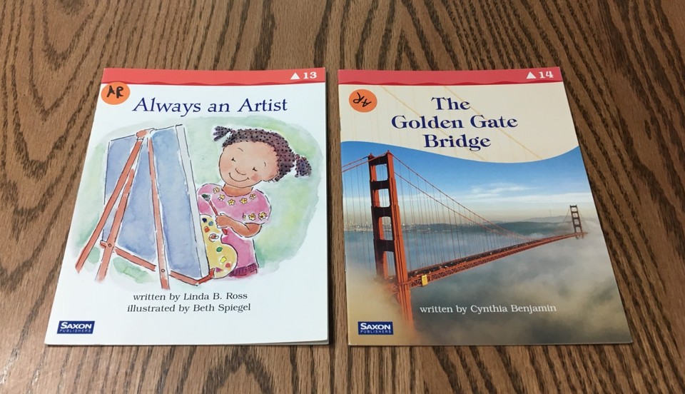 SAXON PHONICS & SPELLING STUDENT READERS / 7 BOOKS / GRADE 2 / LEVEL C ...