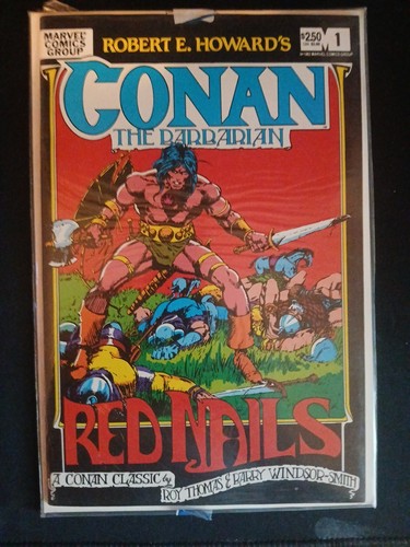 CONAN THE BARBARIAN Red Nails 1 (Marvel 1983) Barry Windsor Smith ...