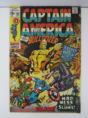 Marvel Comics Captain America No.133 January 1971 (Pg115D) | eBay